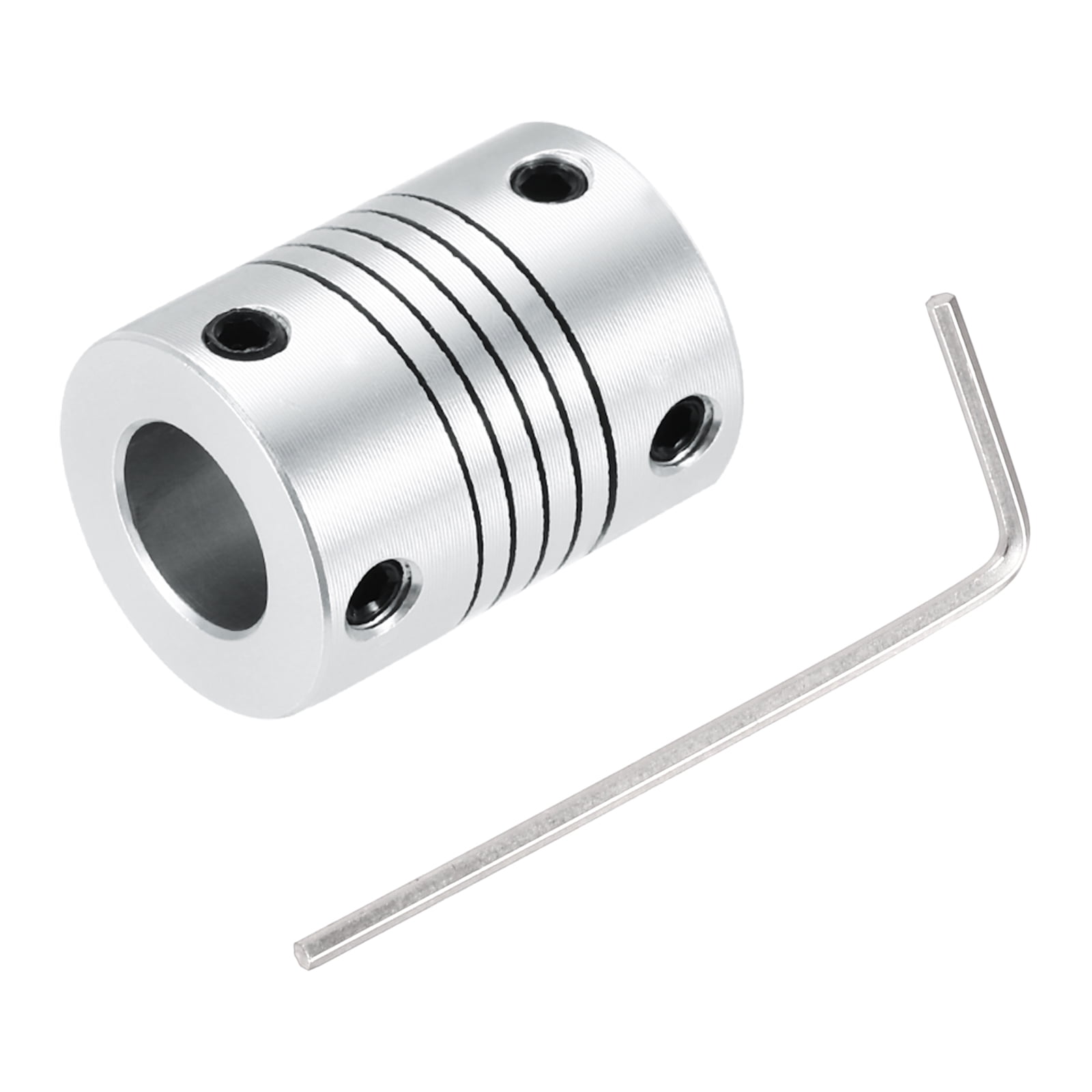 1Pcs 10mm to 10mm Aluminum Alloy Shaft Coupling L25xD19 Flexible ...
