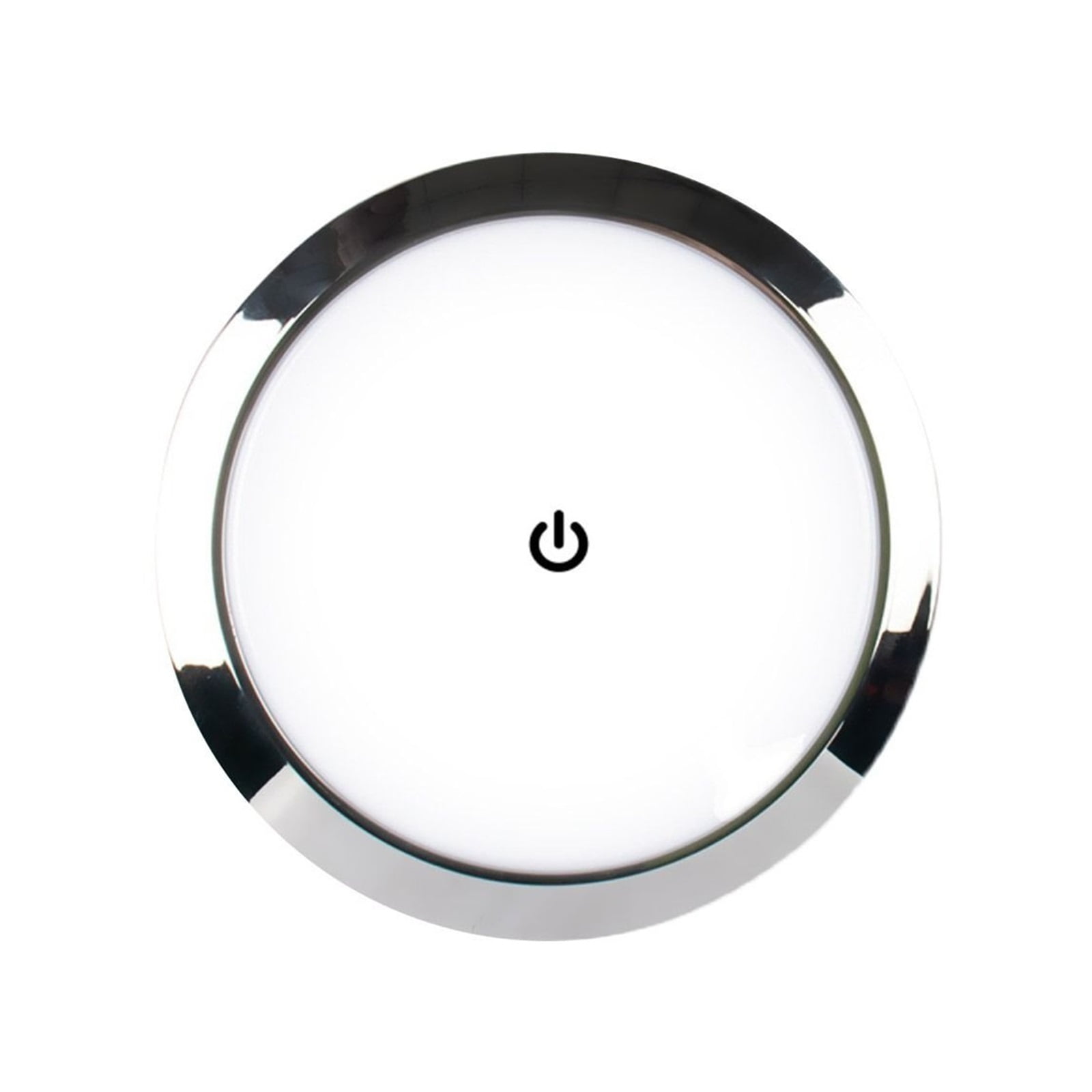 1Pcs 12V/24V LED Touch Lamp RV Ultra-thin Round Dome Light Ceiling Lamp ...