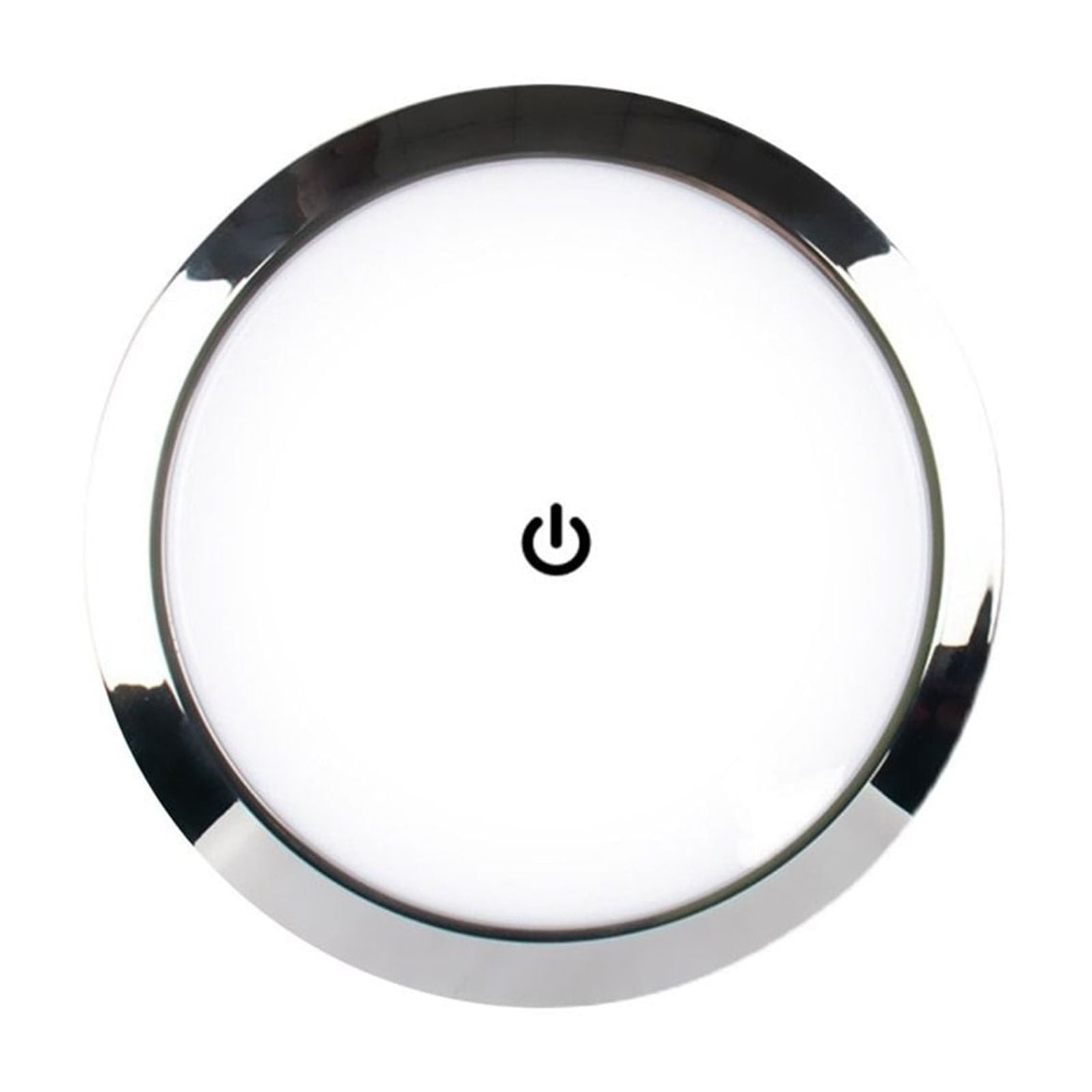 1Pcs 12V/24V LED Touch Lamp RV Ultra-thin Round Dome Light Ceiling Lamp ...