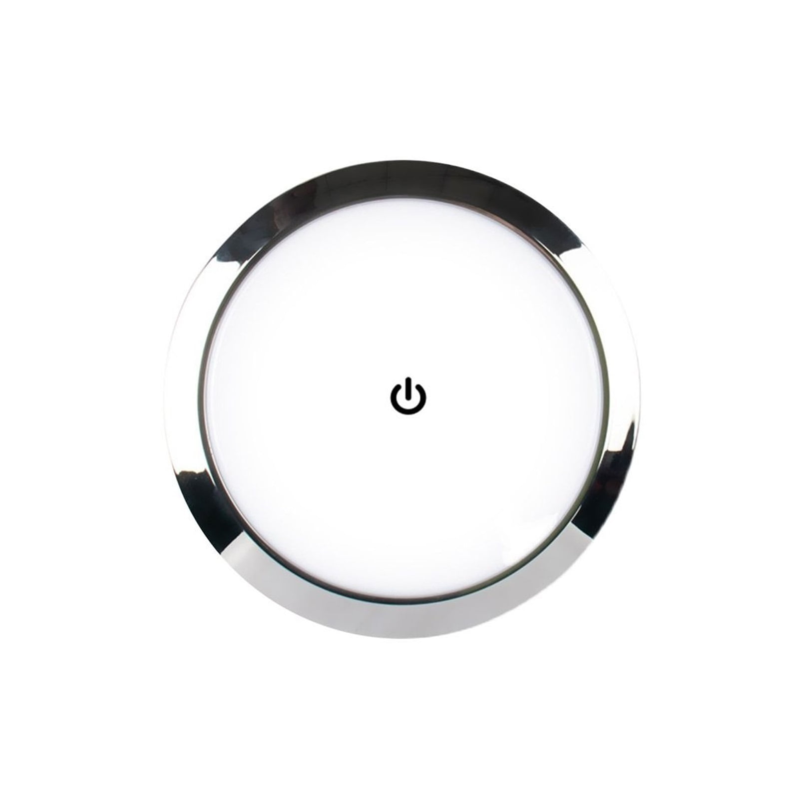 1Pcs 12V/24V LED Touch Lamp RV Ultra-thin Round Dome Light Ceiling Lamp ...