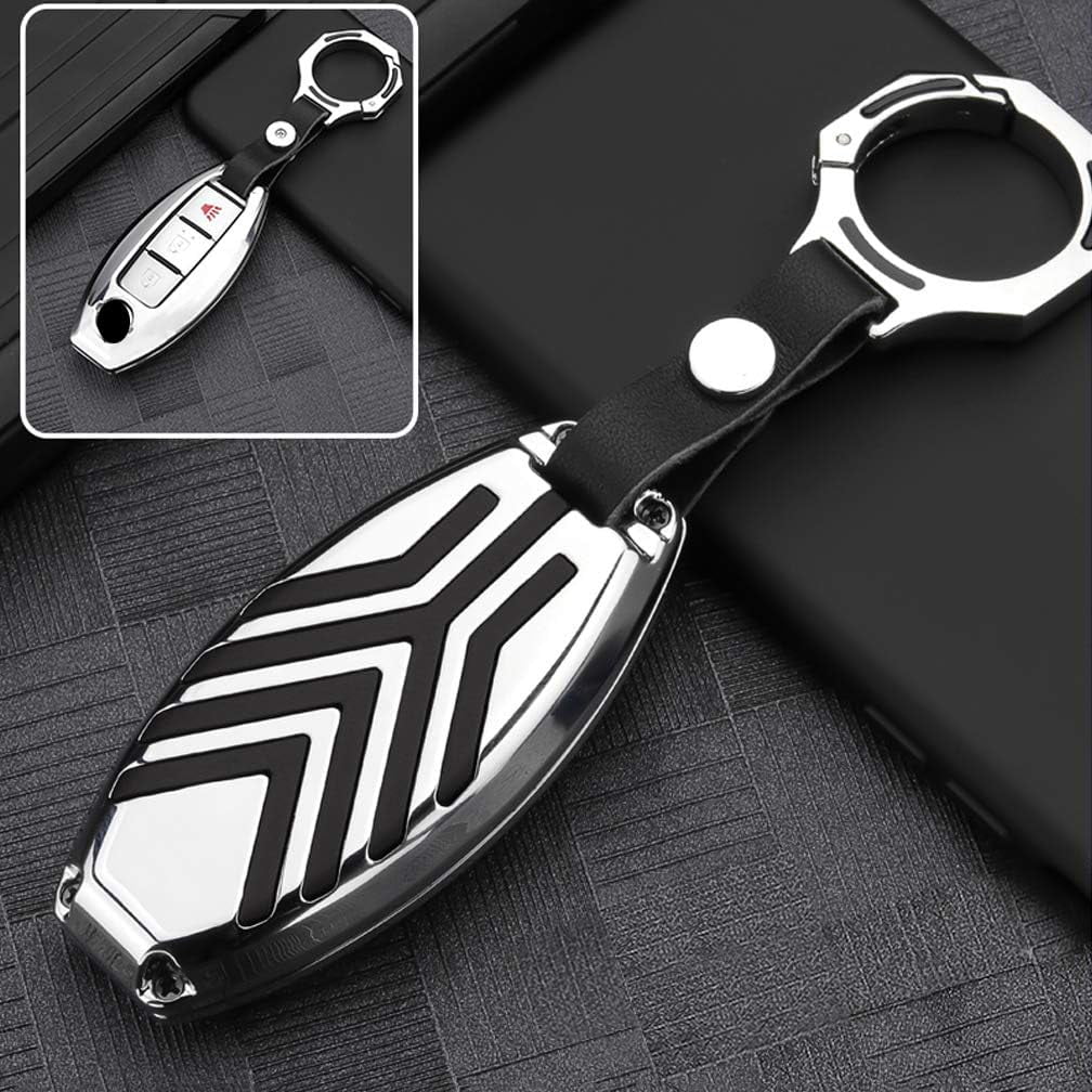 1Pcs 2/3/4/5 Buttons Metal Key Fob Cover Case for Nissan Altima Murano ...