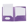 1Pcs 2-Pocket Poly Folder,Plastic Folders with Pockets,Heavy-Duty ...
