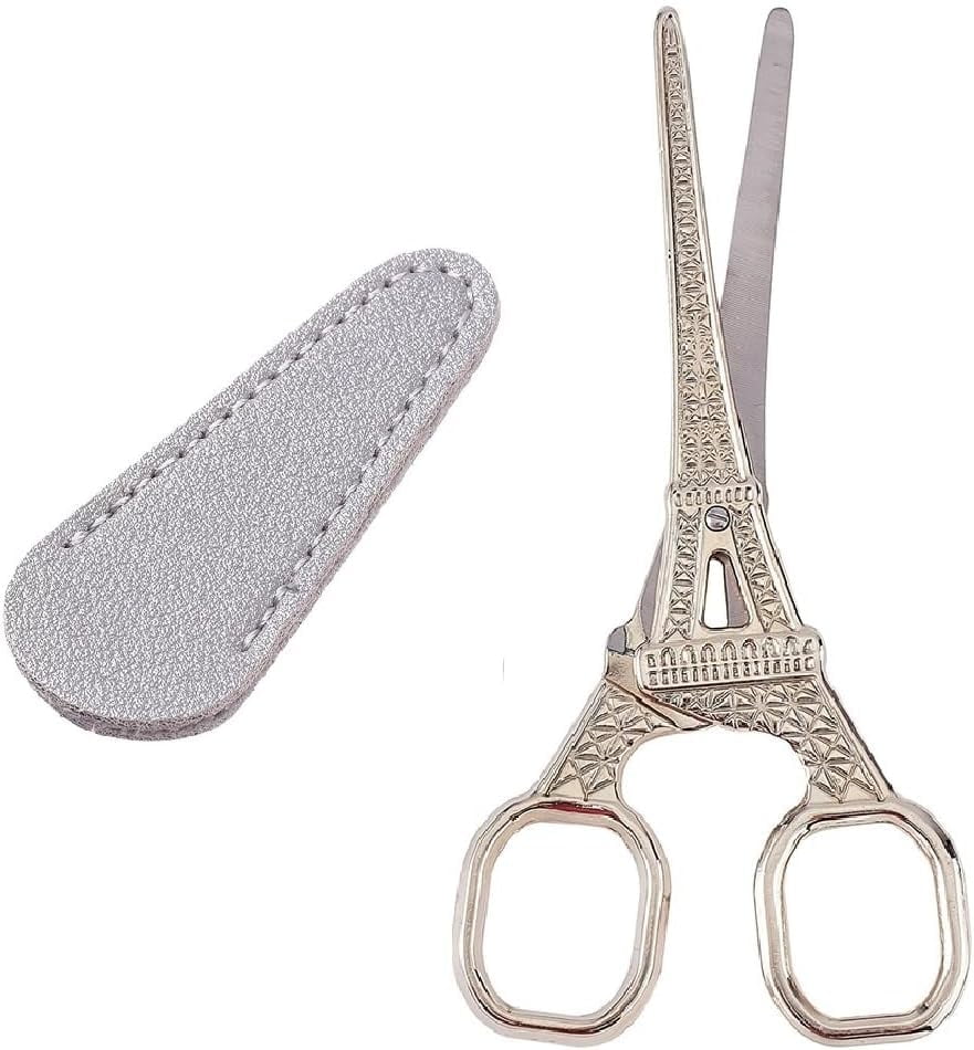 1Pcs 2 Styles Eiffel Tower Sewing Scissors Cover Stainless Steel ...