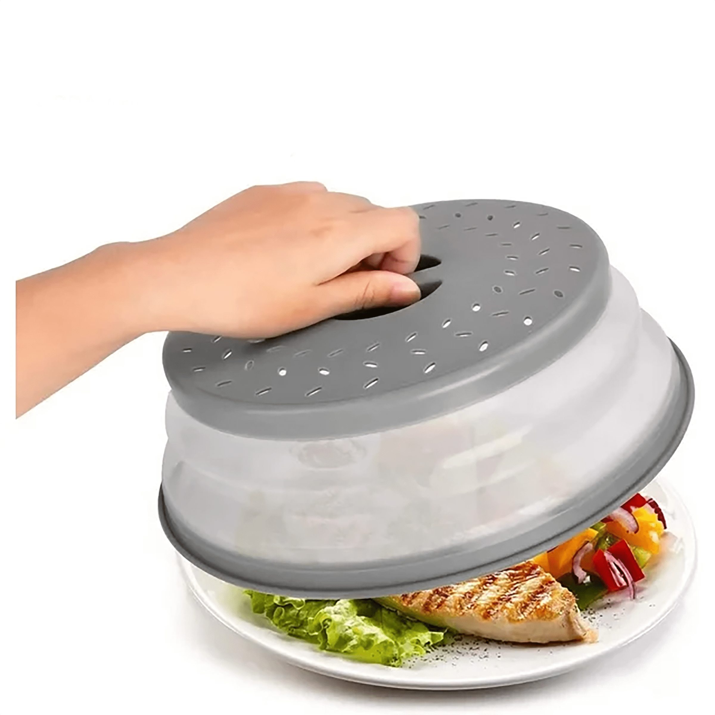 1Pcs 2 in 1, Microwave Place Mat & Food Cover- Mat as Bowl Holder, for ...