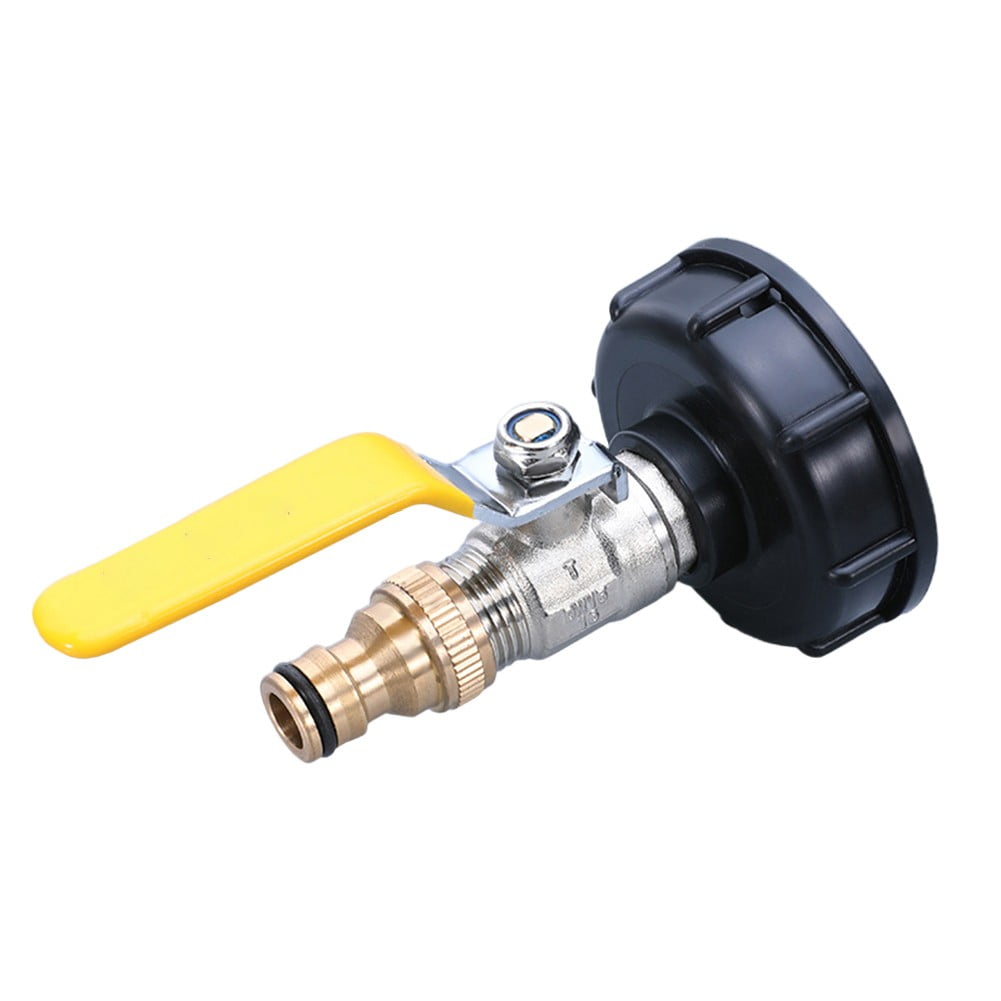 1Pcs 3/4" Brass Ibc Ball Valve Ibc Water Tank Accessories Outlet Tap ...