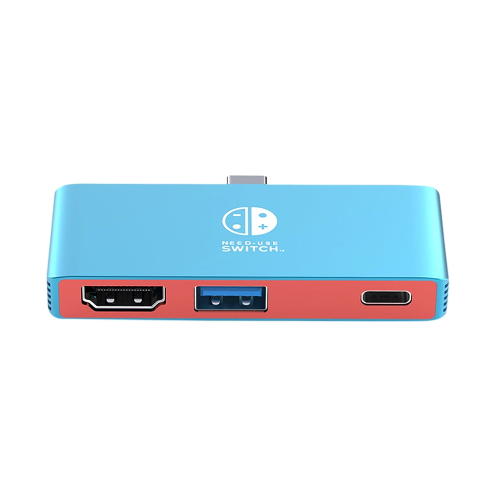 1Pcs 3 In 1 Multi-function Docking Station for Switch Type-C Video 4K ...