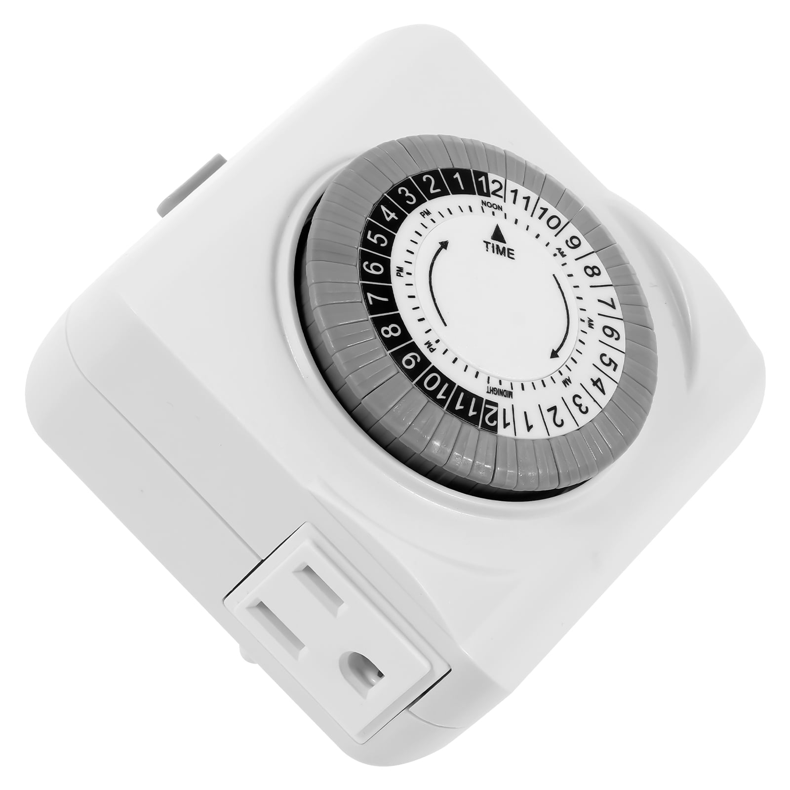 1Pcs 3 Prong Timer Outlet Plug US Indoor Mechanical Outlet Timer with 2 ...