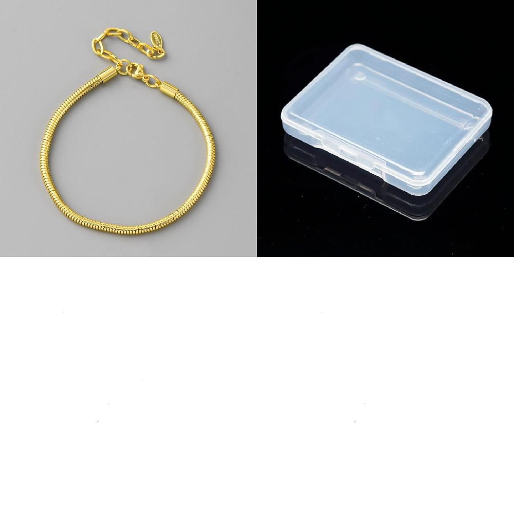 1Pcs 304 Stainless Steel Snake Chain Bracelets Stackable Bracelet for ...