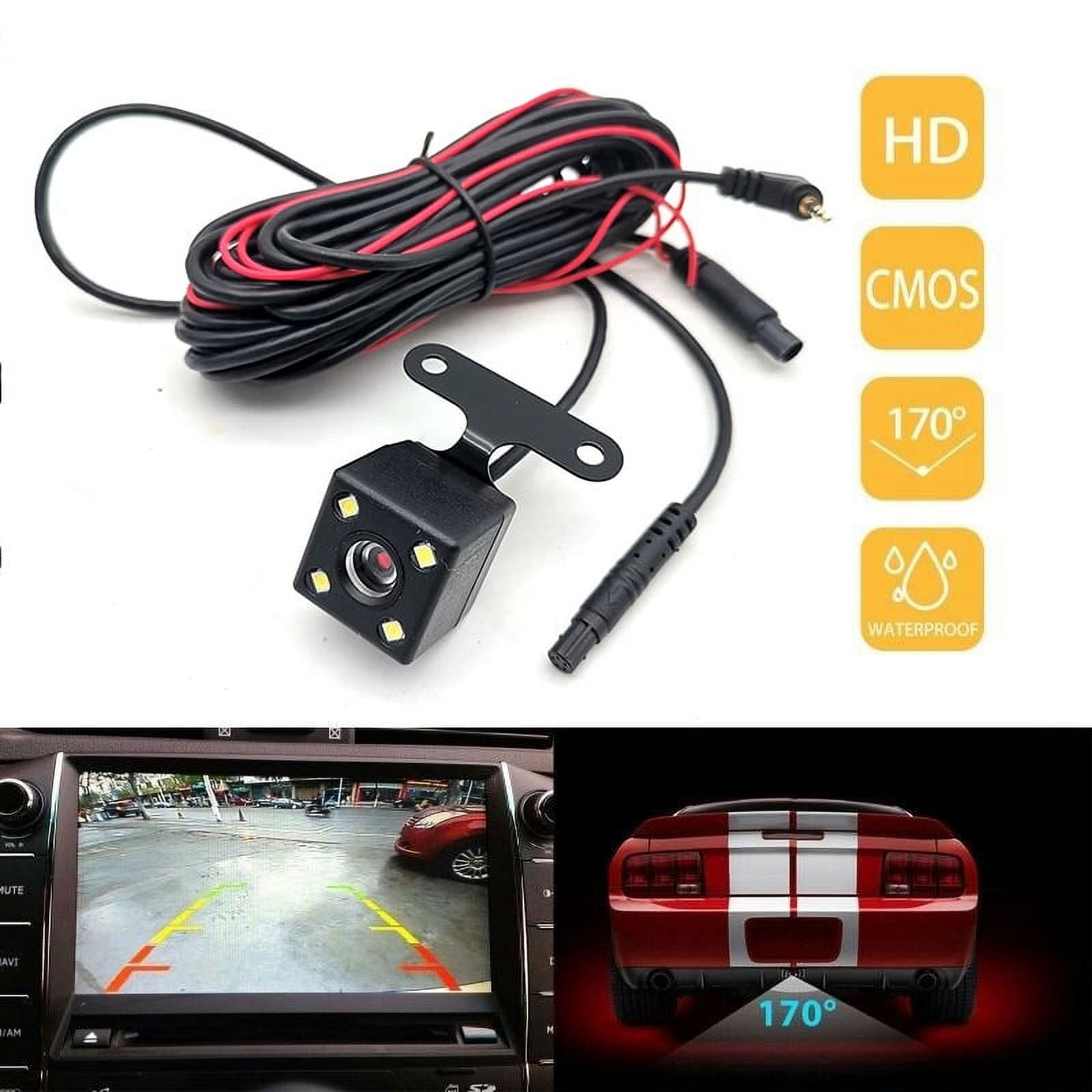 1Pcs 5 Pin Car Rear View Camera Reverse 170 Degree Wide Angle Recording ...