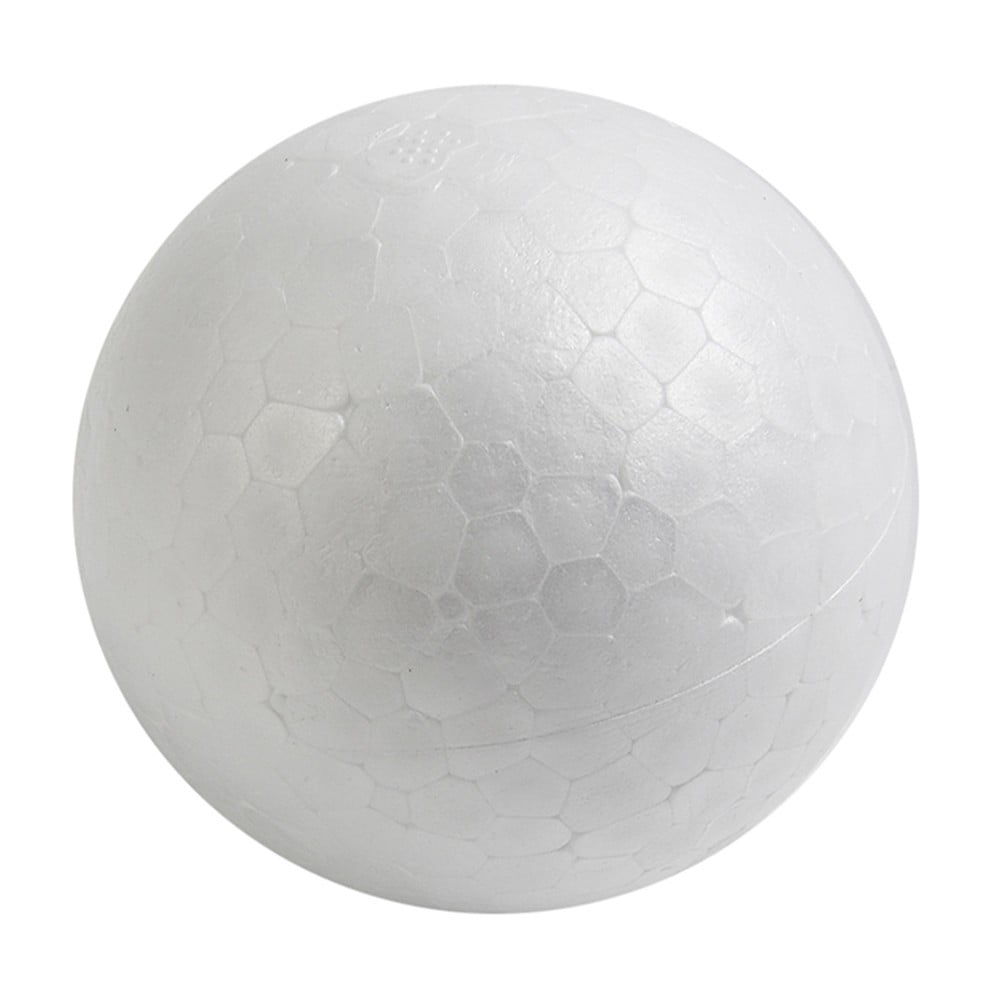 1Pcs 6Cm/7Cm/8Cm/9Cm/10Cm/12Cm White Modelling Craft Polystyrene Styrofoams Round Foam Balls For ...