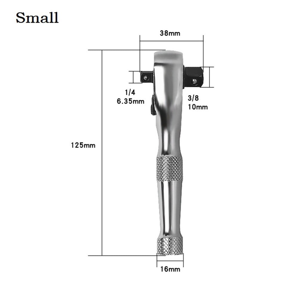 1Pcs 72 Teeth Ratchet Socket Wrench Mini Double Ended Torque Wrench ...