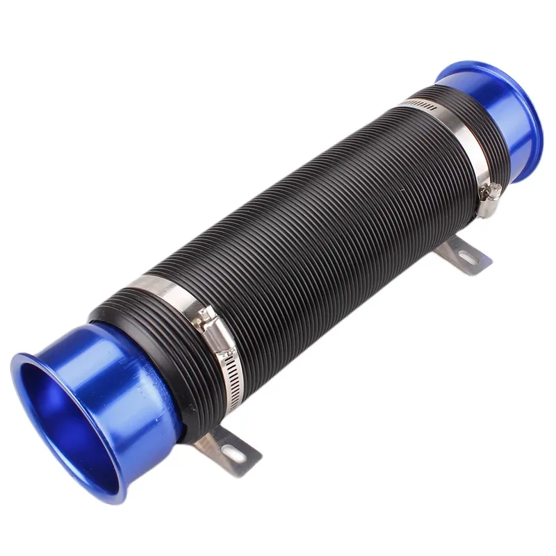 1Pcs 76MM Car Cold Air Turbo Intake Inlet Pipe Adjustable Flexible Duct ...
