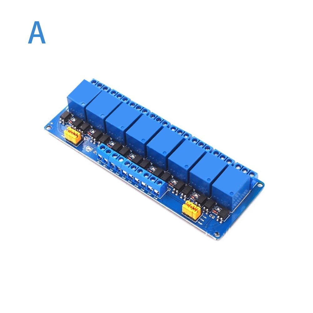 1Pcs 8-Channel 5V/12V Relay Module With Optocoupler Isolation Expansion Board - Walmart.com