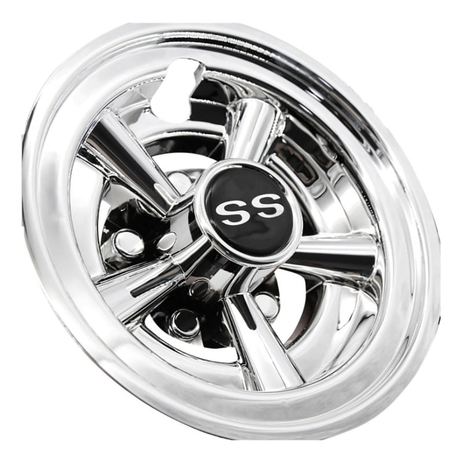 1Pcs 8Inch Golf Cart Wheel Covers, 5 Spoke Design Hub Cap for Golf ...