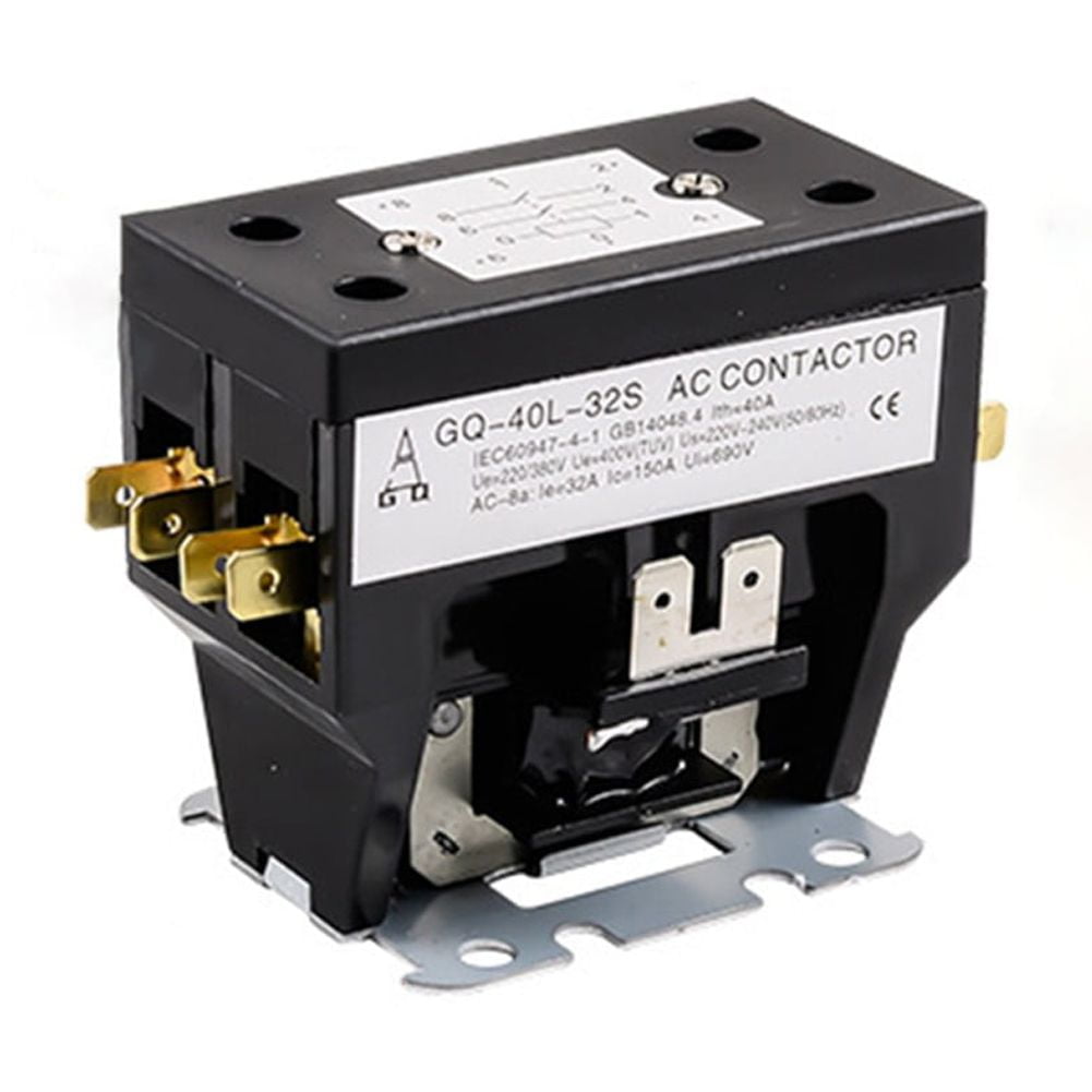 1Pcs Ac Contactor for Air Conditioner, Single Pole Relay Gq-40L-32S ...