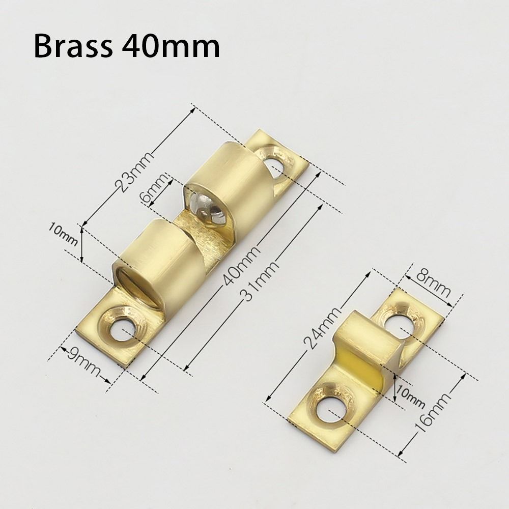 1Pcs Adjustable Durable 40/50/60/70mm Brass Copper Double Spring Steel ...