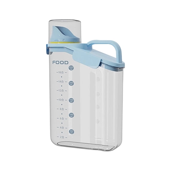 1Pcs Airtight Cereal Storage Containers, More than 1500ML Transparent ...