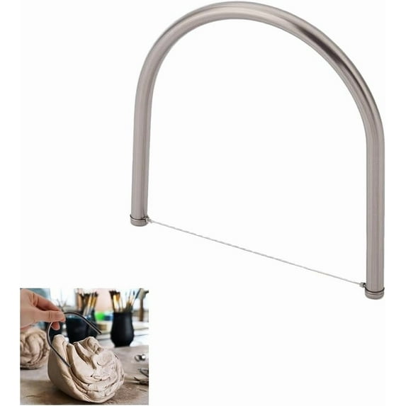 1Pcs Angle Cutting Clay Tool Stainless Steel Clay Wire Cutters Arch ...