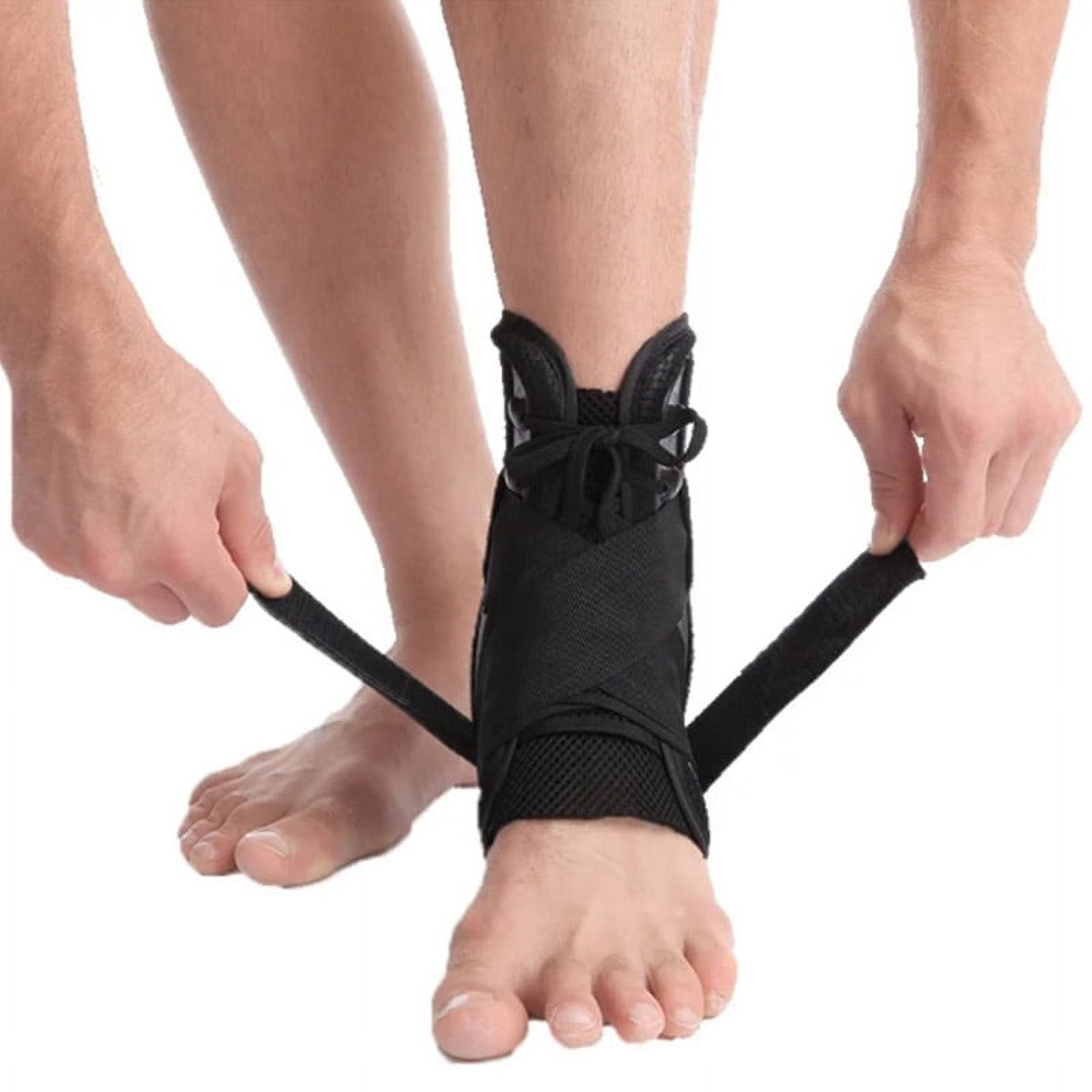 1Pcs Ankle Support Brace Adjustable Ankle Wrap Protector Women Men Lace ...