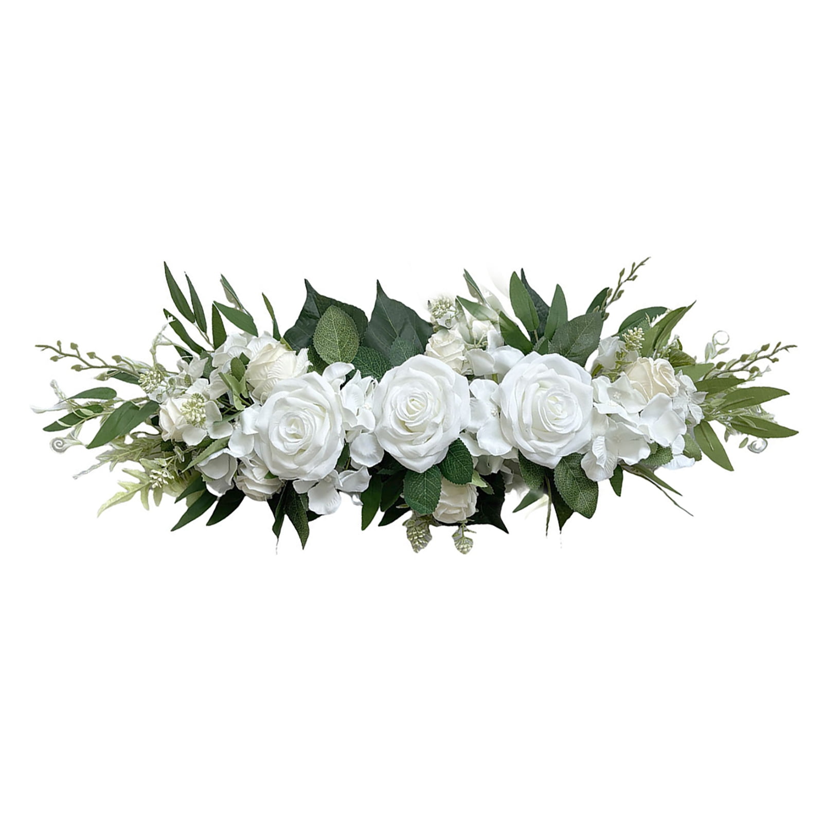 1Pcs Artificial Flower Swag Rose Bud 23in Artificial Fake Flower Hand ...
