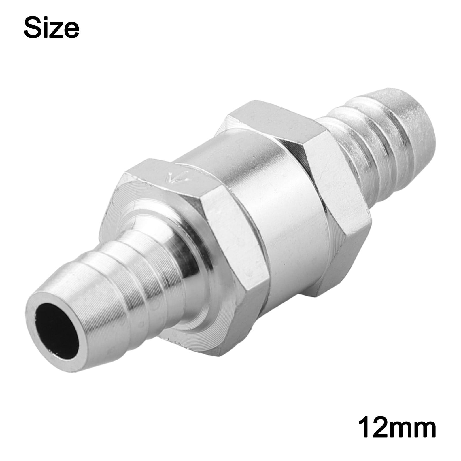 1Pcs Auto Ships 6/8/10/12Mm Aluminum-Way Check Valve Fuel Water Vapor ...