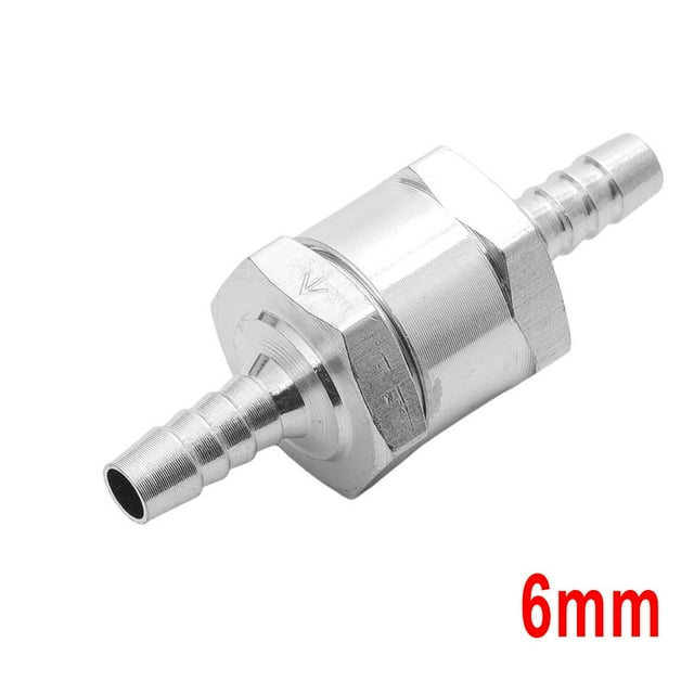 1Pcs Auto Ships 6/8/10/12Mm Aluminum-Way Check Valve Fuel Water Vapor ...