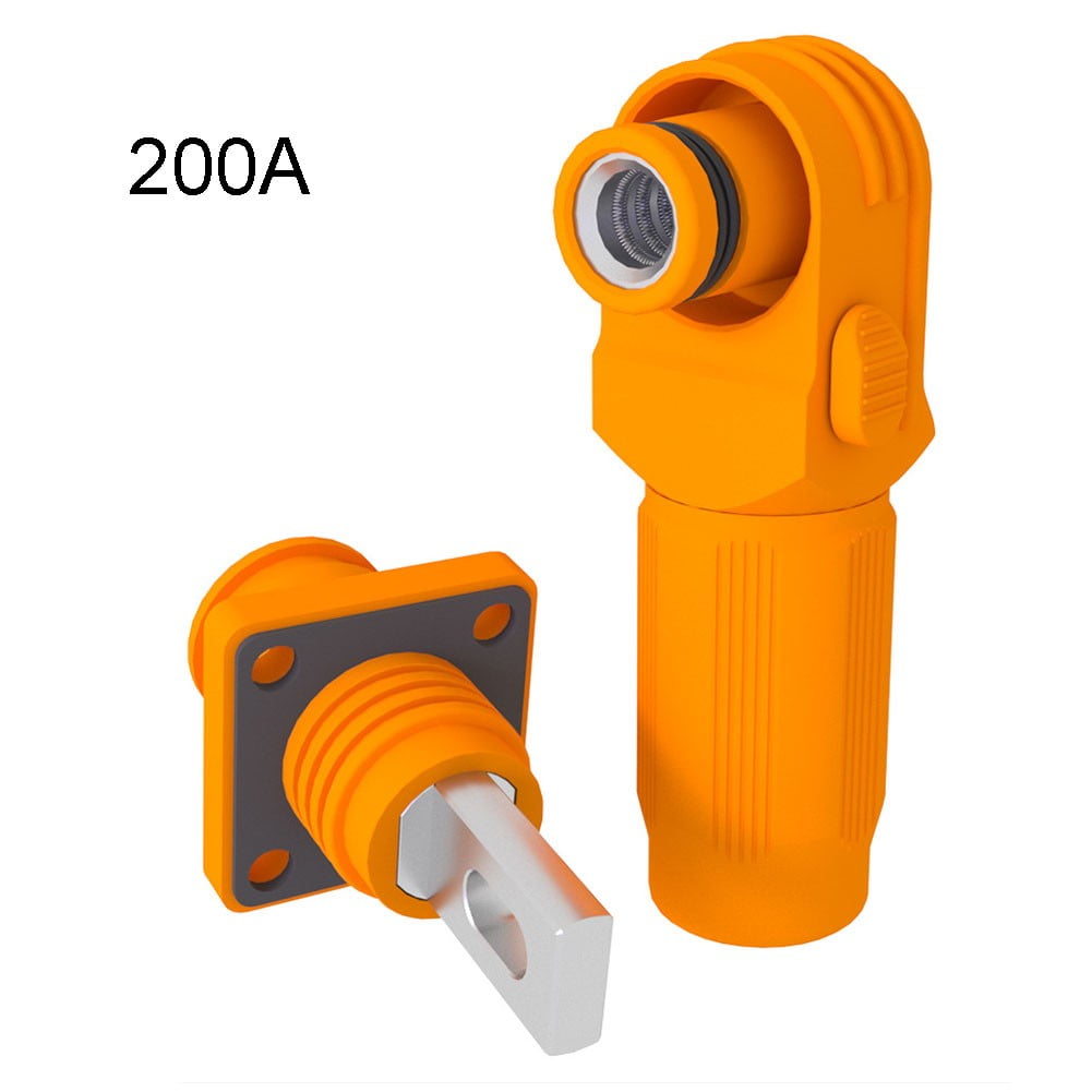 1Pcs Battery Energy Storage Connector 200A Quick Plug Terminal Flame ...