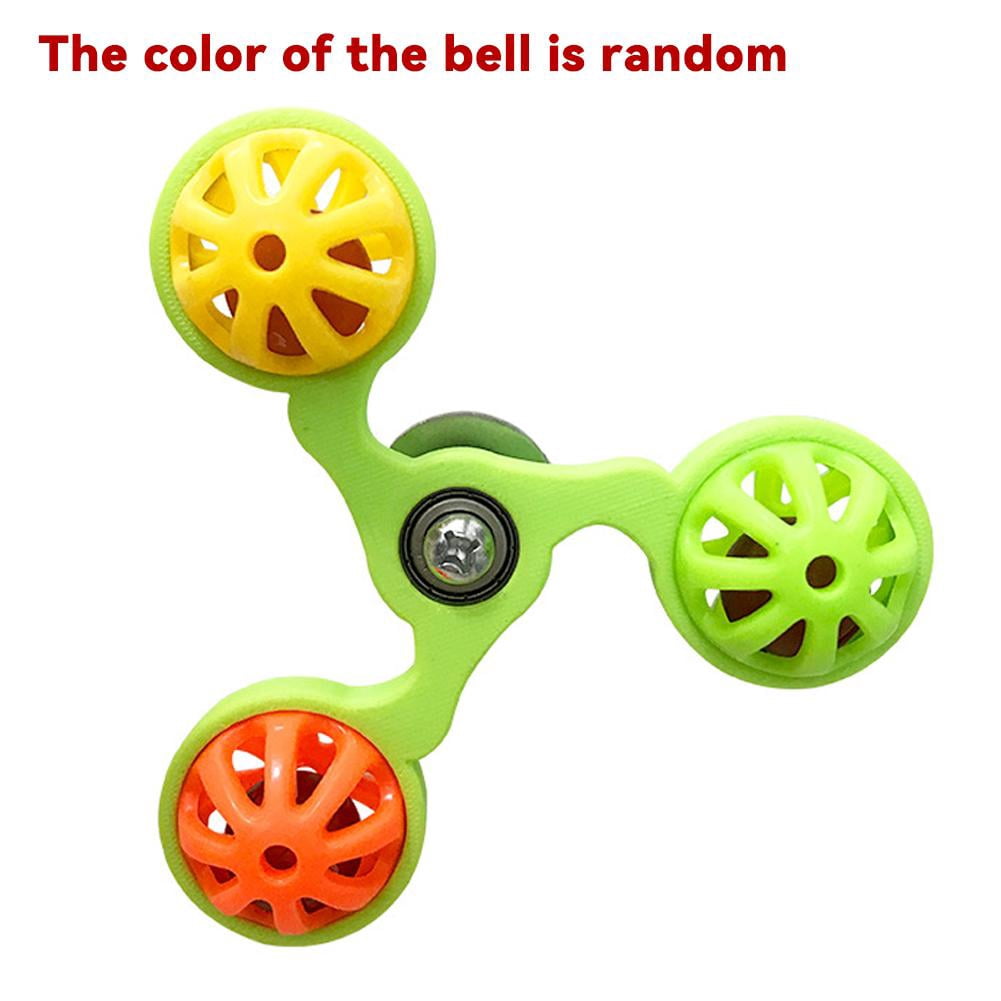 1Pcs Bird Toys(Random Color) Fun Rotating Windmill with 3 Bells ...