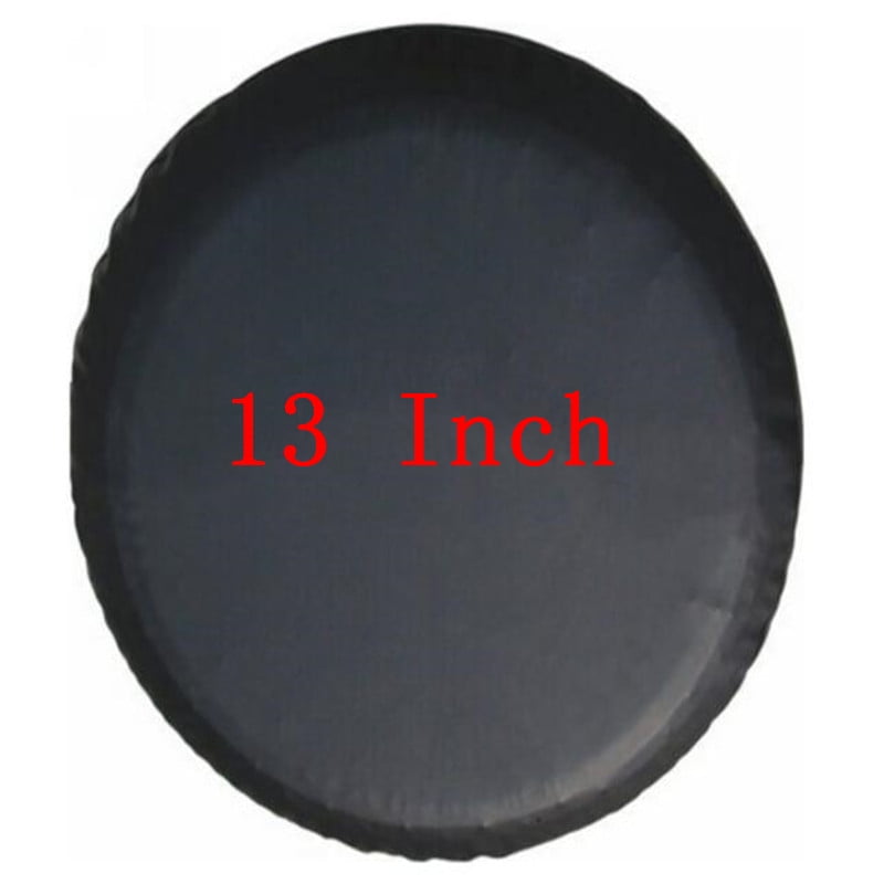 1Pcs Black Car Tire Cover 13'' 14" 15" 16" 17" 18'' inch PVC PU Spare ...