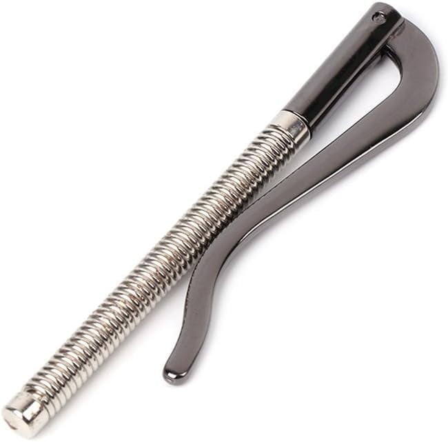 1Pcs Black Spring Metal Money Clip, Metal Bifold Money Clip, Purse ...