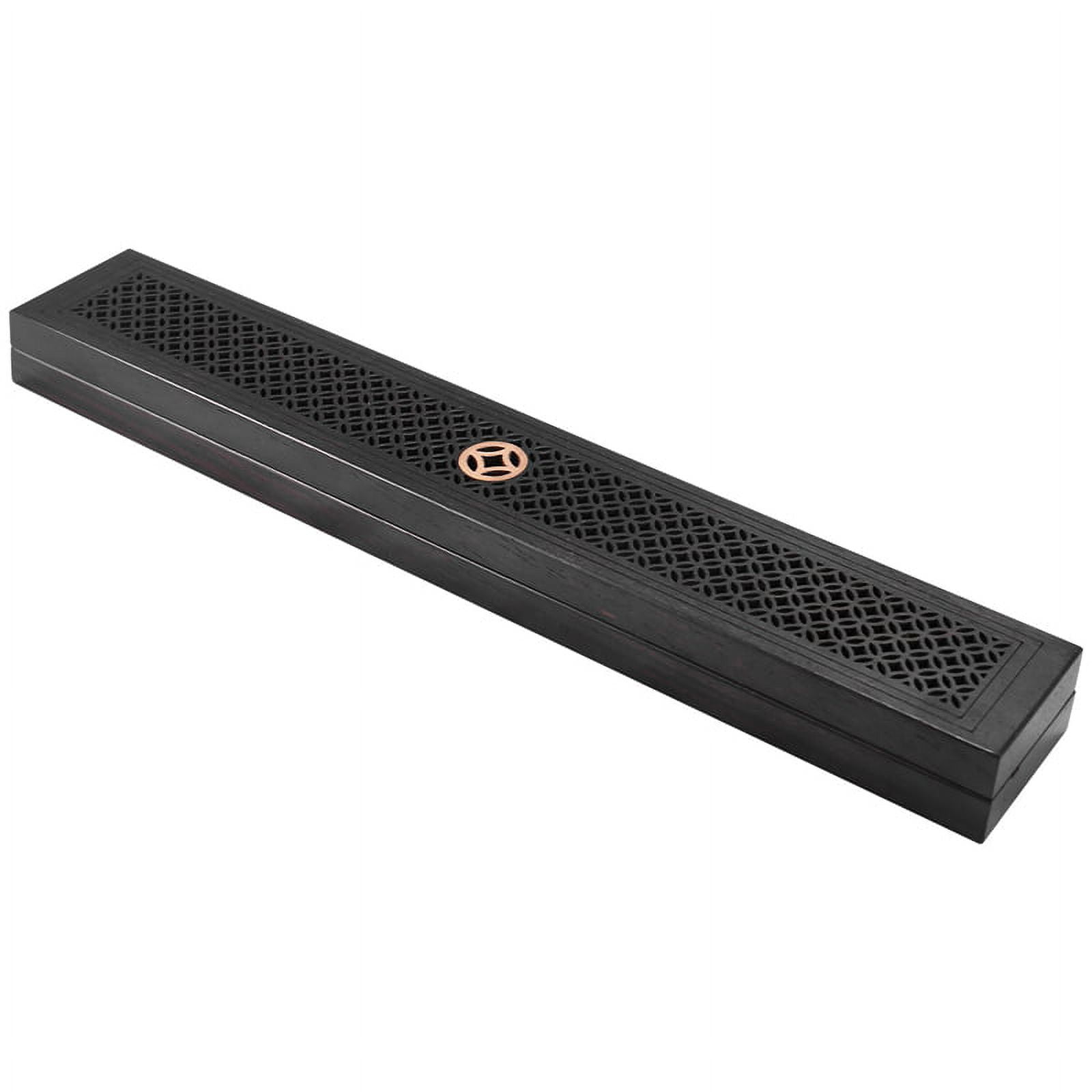1Pcs Black Wooden Incense Holder Incense Coffin Burner Wood Incense ...