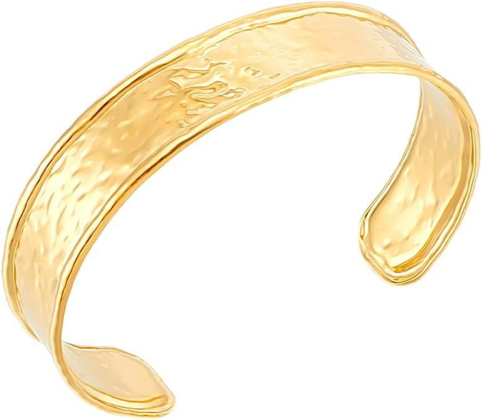 1Pcs Blank Grooved Bangles Stainless Steel Cuff Bangles Gold Stackable ...