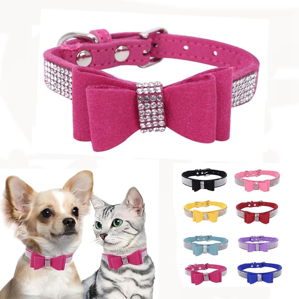 1Pcs Bling Dog Collar, Rhinestone Dog Collars Cute Diamond Jewel ...