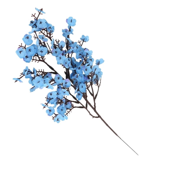 1Pcs Blue 4 of July Decor Artificial Flowers Indoor, Artificial Babys ...