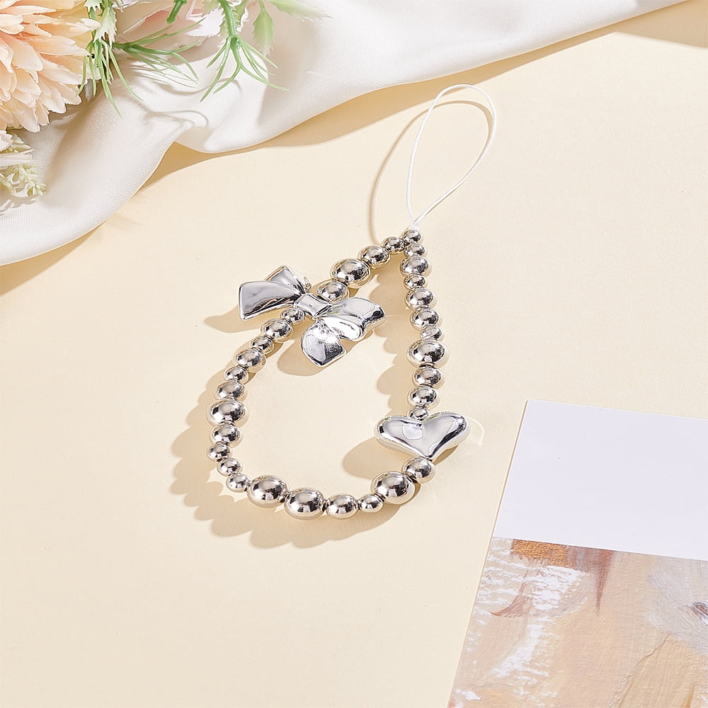 1Pcs Bowknot Mobile Straps Phone Charms Wrist Strap Lanyard Belt Chain ...