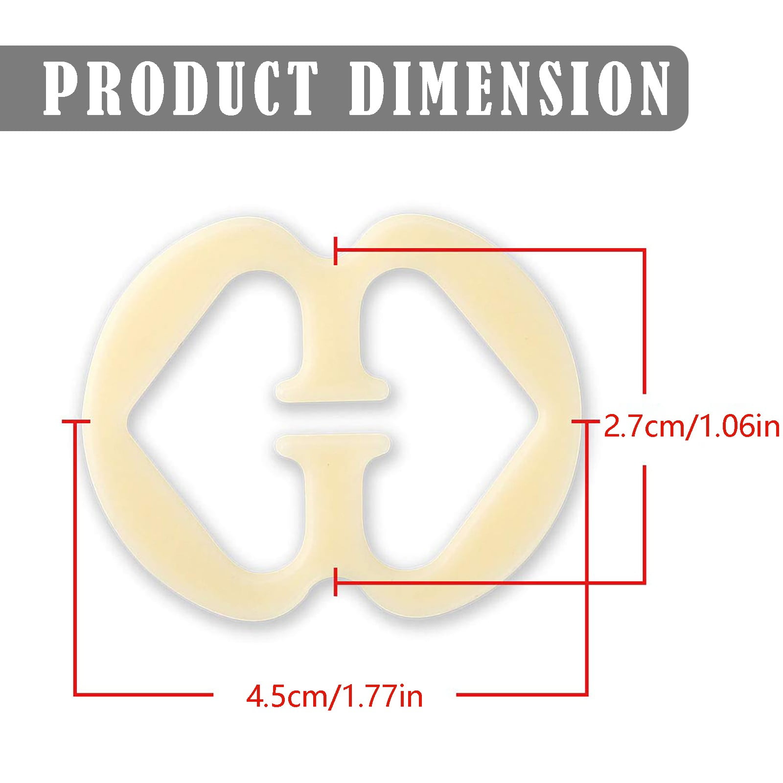 GBAYXJ 1Pcs Bra Fastener Ergonomic Design Multi Function Plastic Women ...
