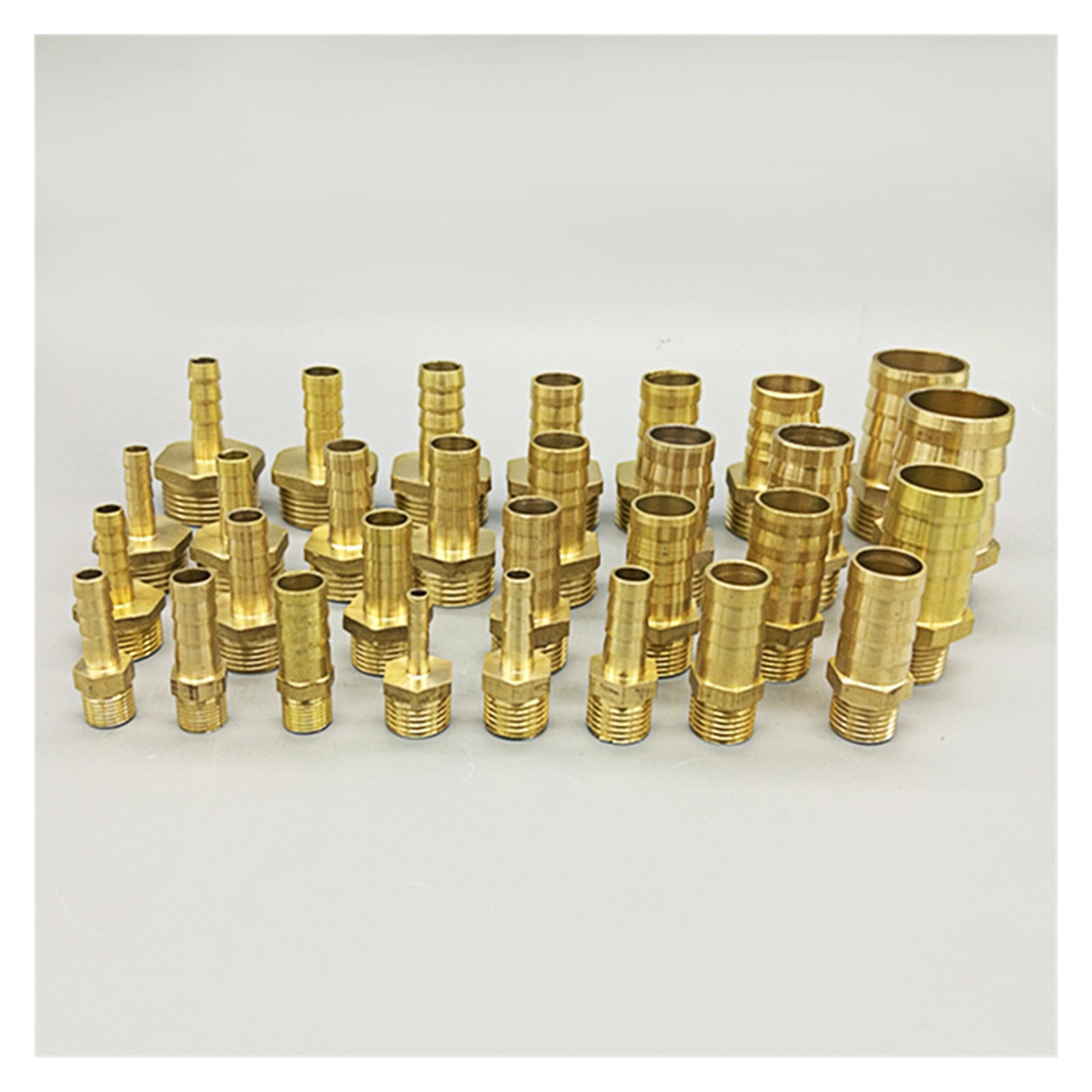 1Pcs Brass Pipe Fitting,4mm 6mm 8mm 10mm 12mm 19mm 1/8" 1/4" 1/2" 3/8 ...