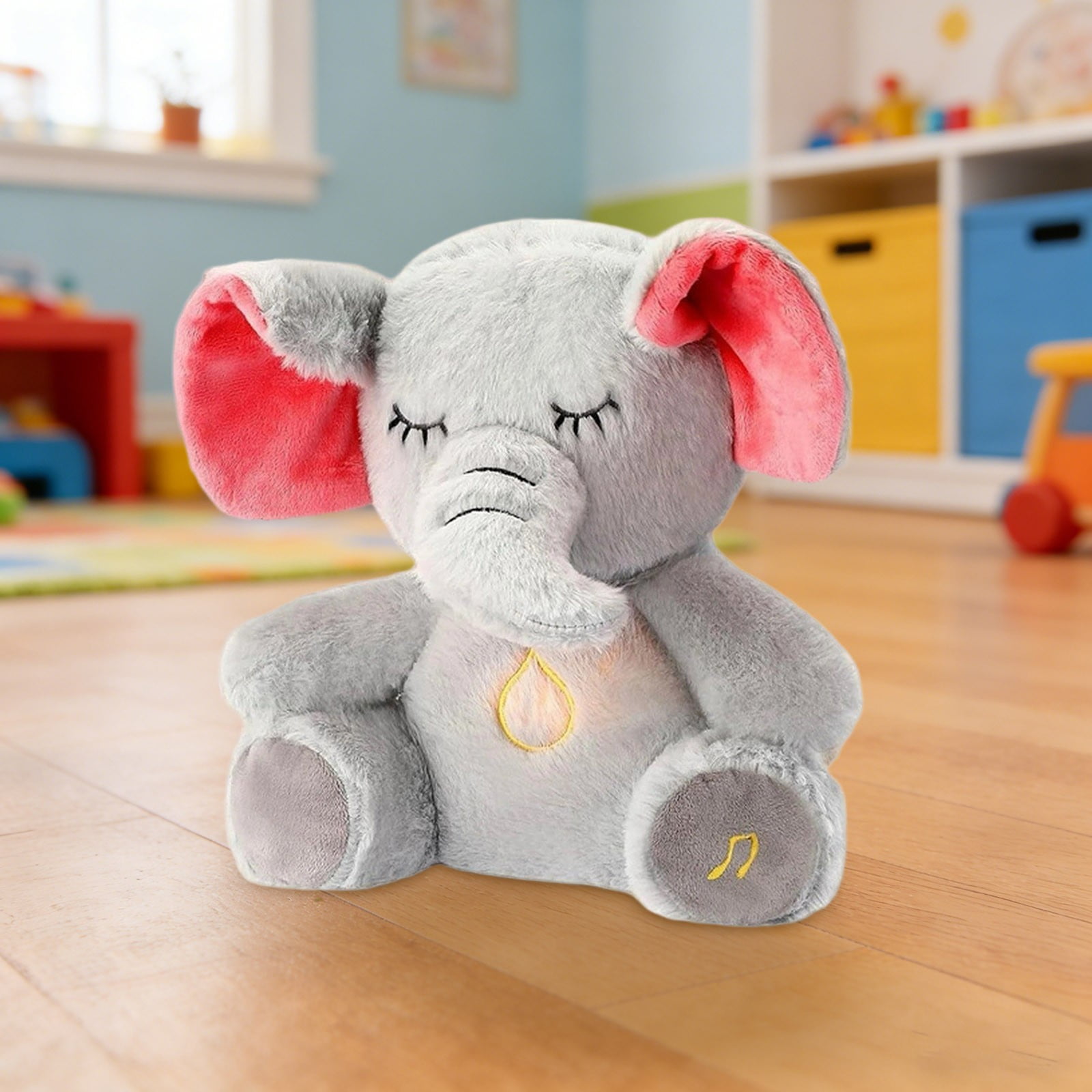 1Pcs Breathing Elephant Interactive Animated Stuffed Animal With ...
