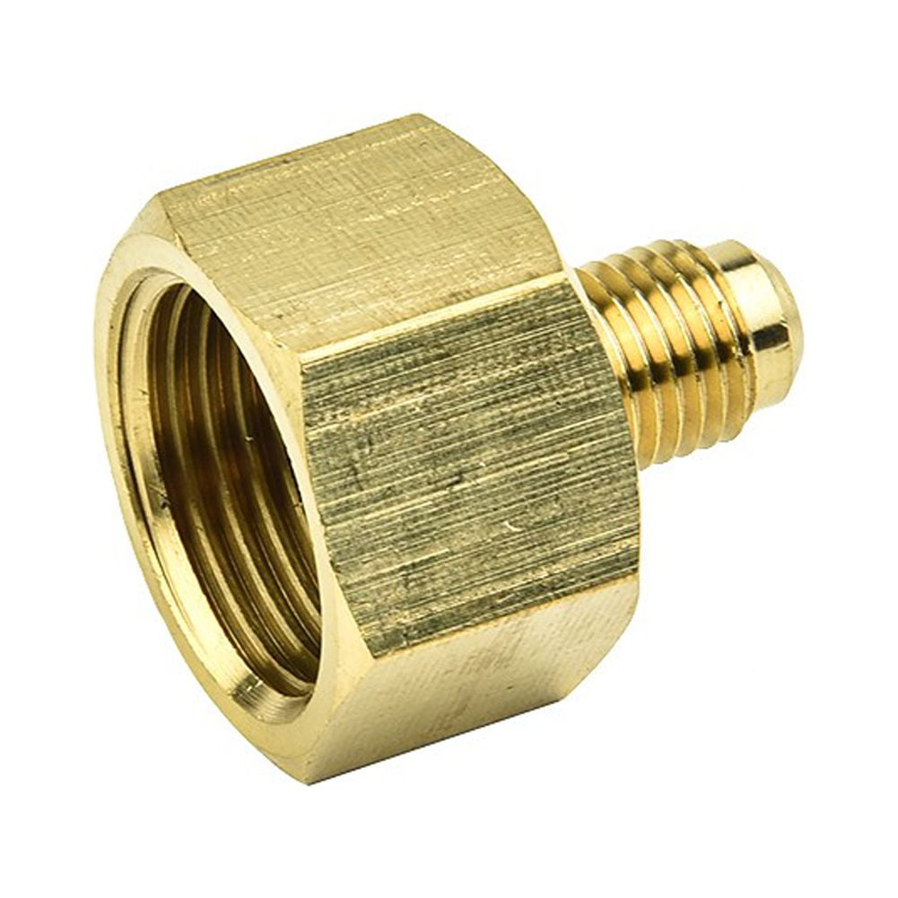 1Pcs Car Air Conditioner Brass Adapter R134A 1/4 Sae Quick Couplers To ...