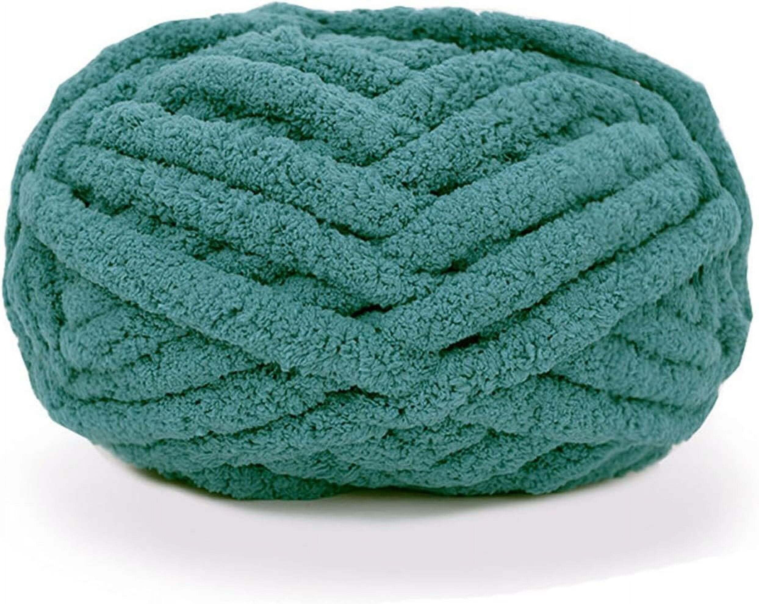 1Pcs Chunky Knit Chenille Yarn for Hand Knitting Blankets, Super Soft ...