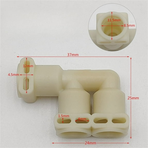 1pcs Coffee Machine Connector Two-way Three-way Interface ...