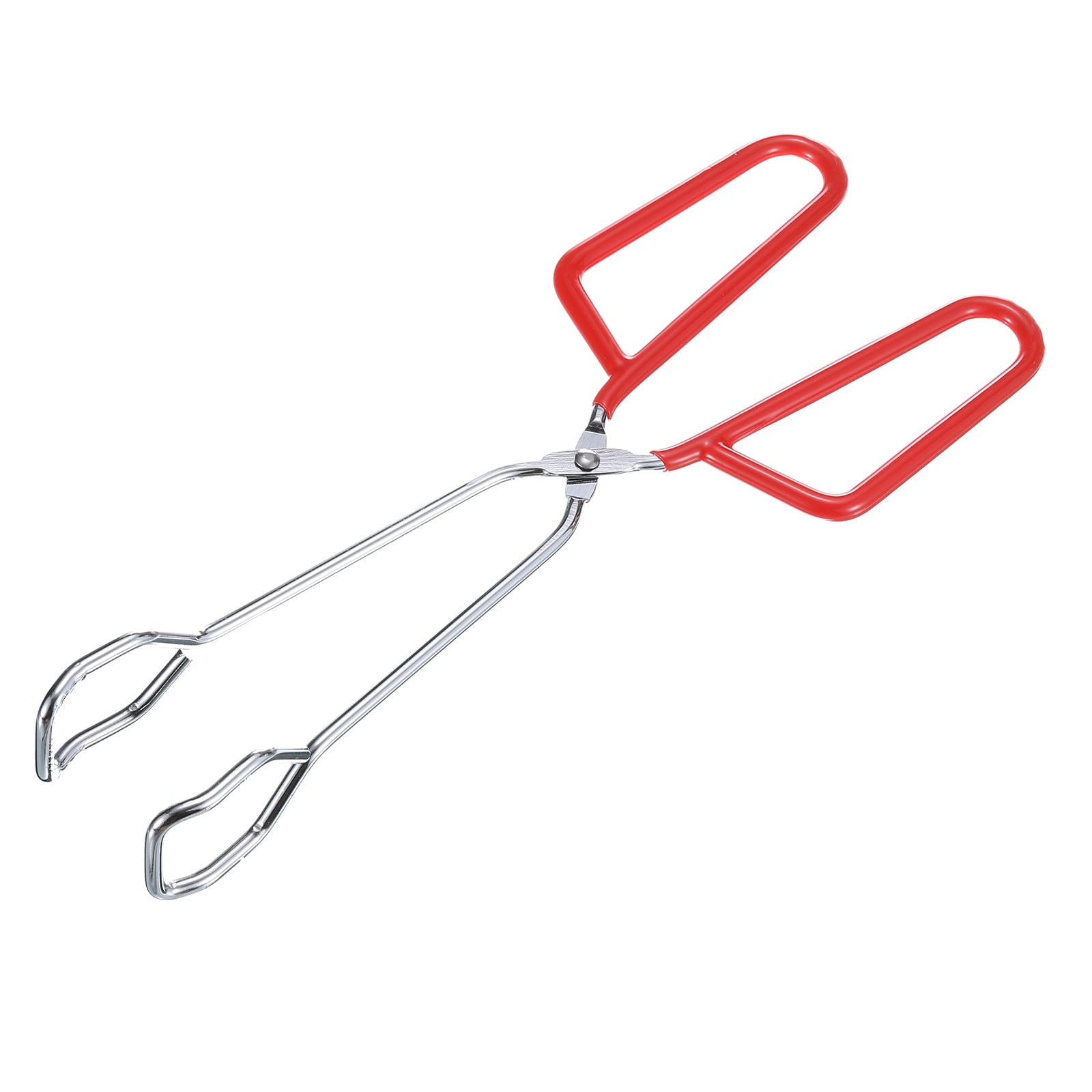 1Pcs Cooking Scissor Tongs 10" Kitchen Tongs with Comfort Grip Red ...