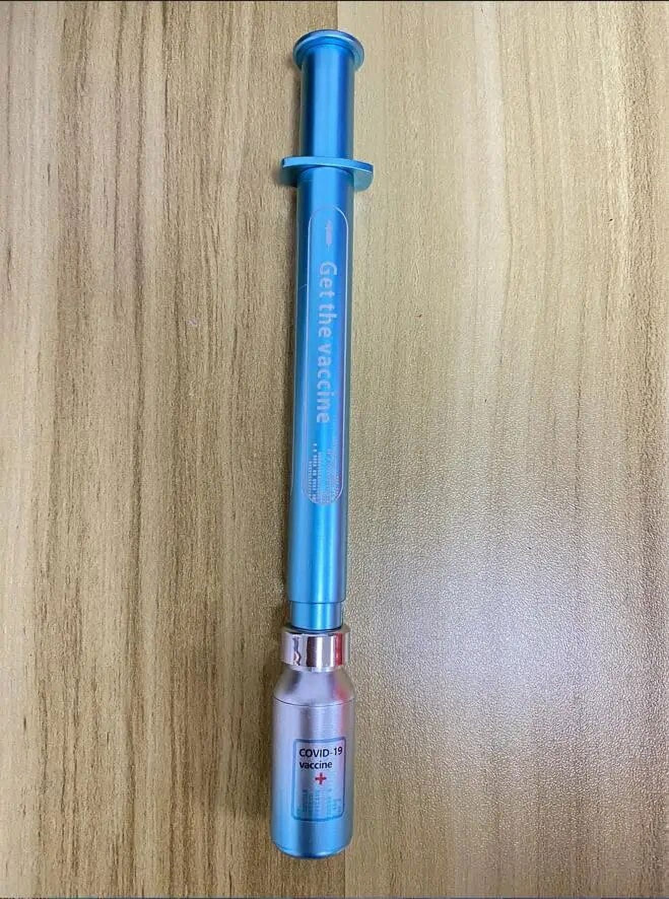 1Pcs Creative Luminous Syringe Modelling Neutral Pen Gel Signature Pens ...