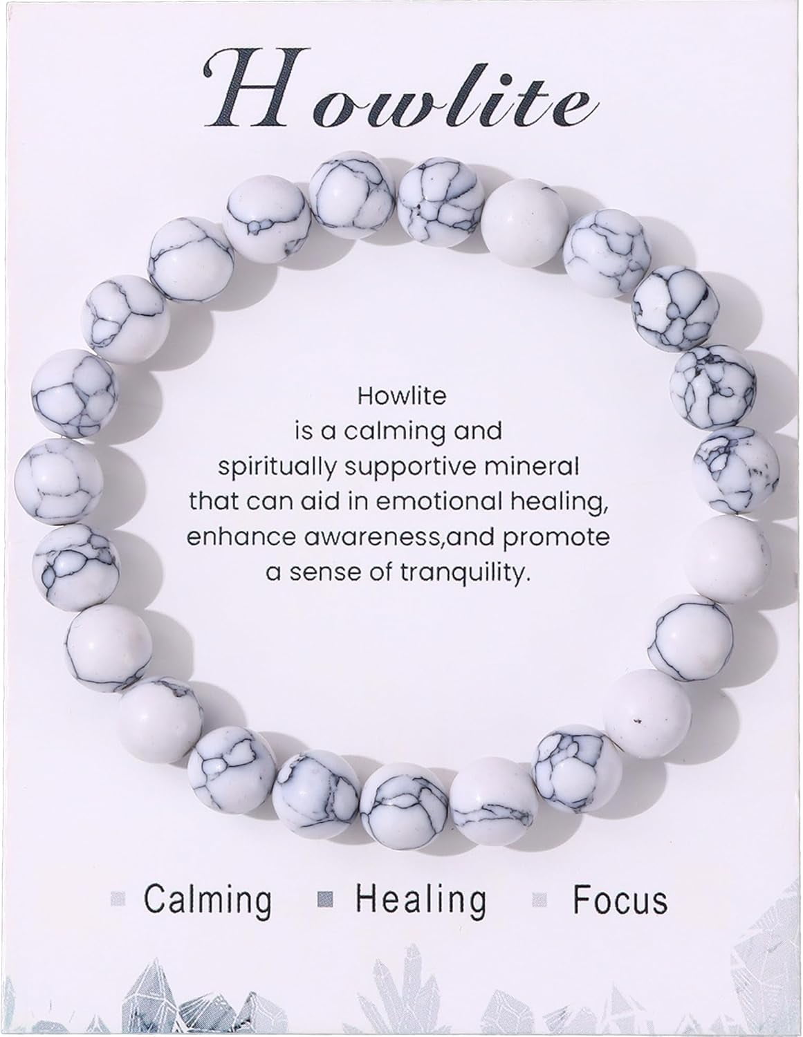 1Pcs Crystal Stone Bracelets For Women Men Semi-Precious Gemstone ...