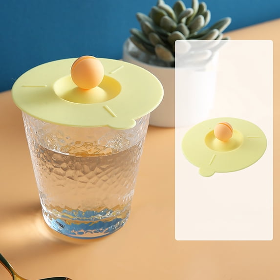 1Pcs Cup Lid,Round Silic 1Pcs Cup Lid,Universal Water Cup Accessory ...