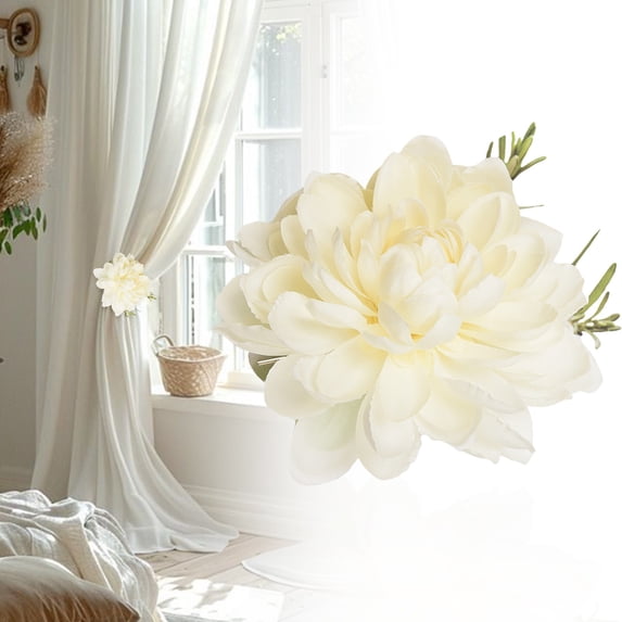 1Pcs Curtain Flower Buckles, Curtain Tiebacks Clips for Draperies Home ...