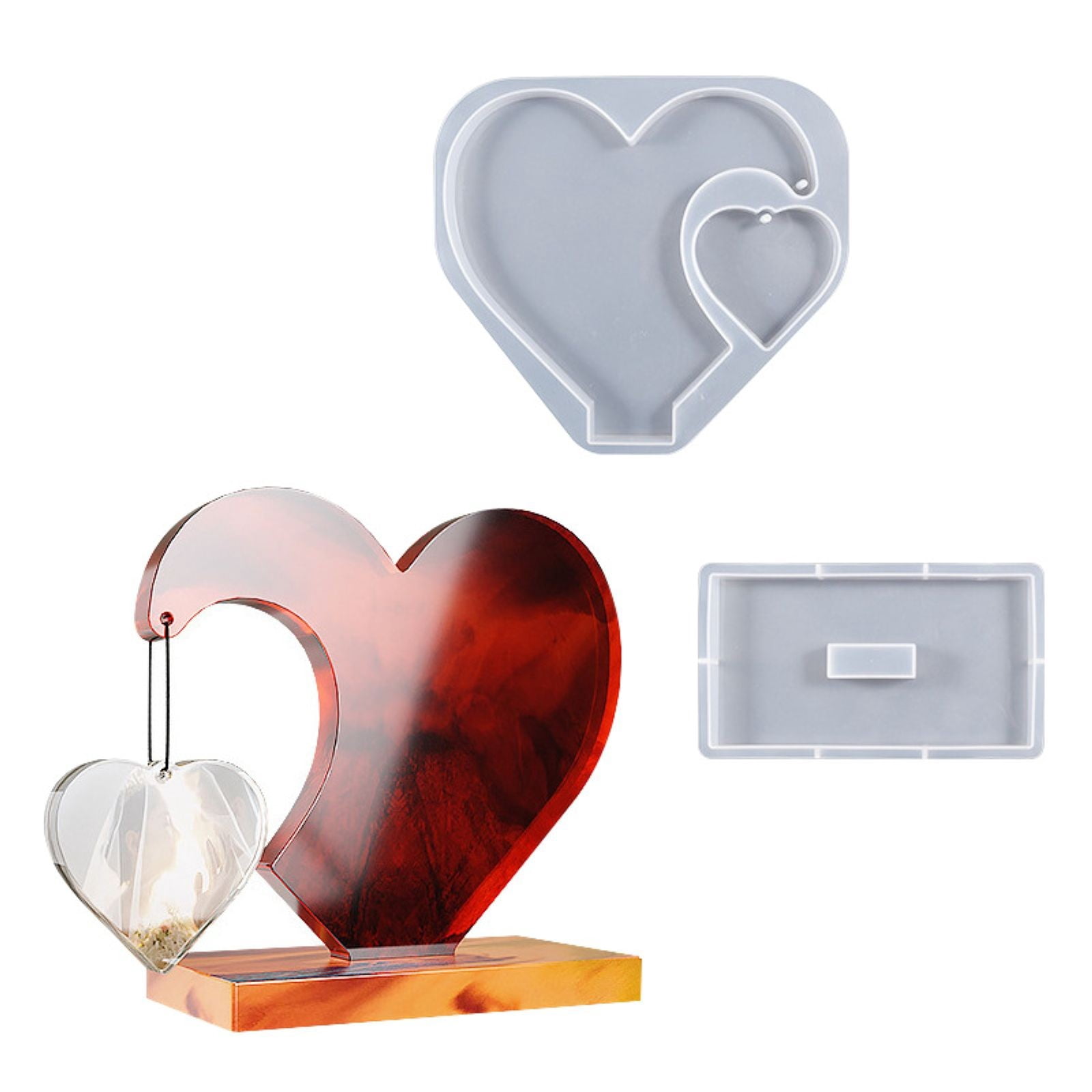 1Pcs DIY Silicone For Epoxy Resin Crafting Create Your Own Custom Photo ...