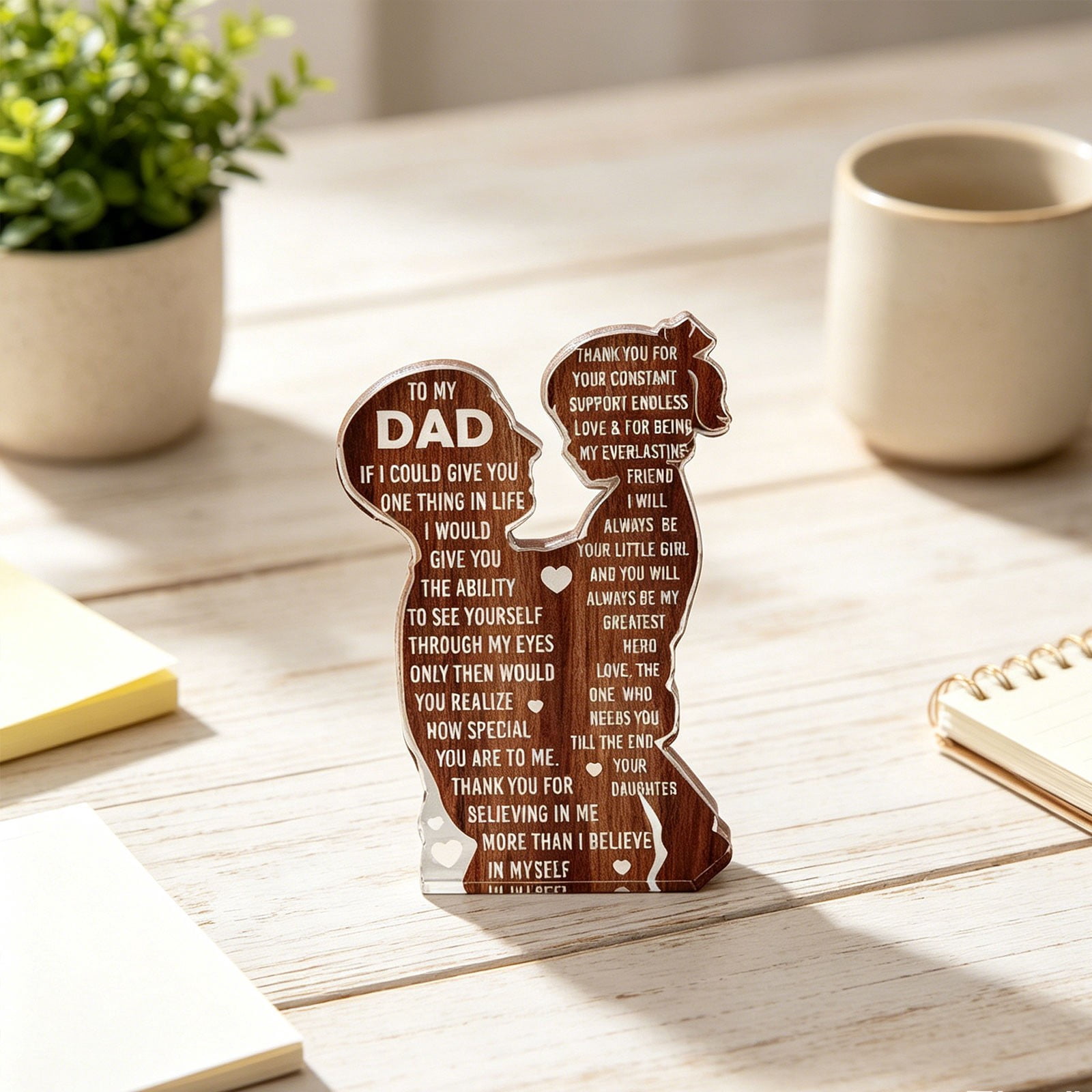 1Pcs Dad Gifts from Son Dad Birthday Gift from Son -Dad Christmas ...