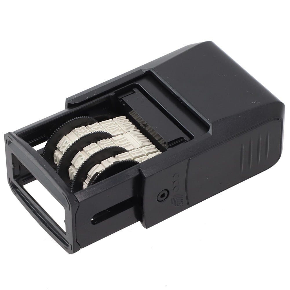 1Pcs Date Stamp Self Inking Rubber Stamp Portable Diy Date Office Stamp ...