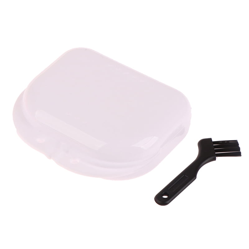 1Pcs Denture Retainer Case Fake Teeth Container Partial Mouth Guard ...